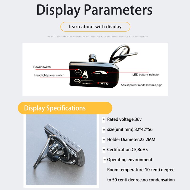 Elektrische Fiets 810 Led Display Voor Elektrische... – Grandado
