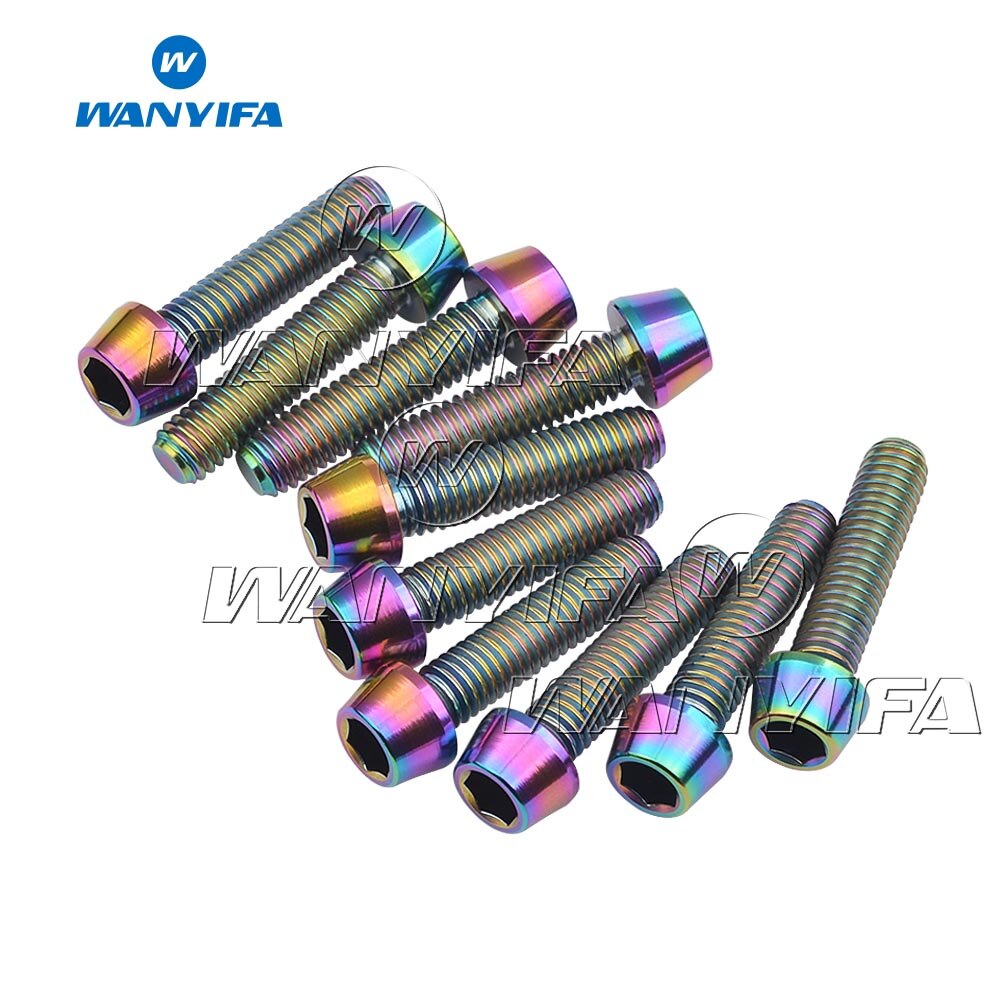 Wanyifa 10 pcs Titanium Bouten Schroeven M6X10 16 ... – Vicedeal