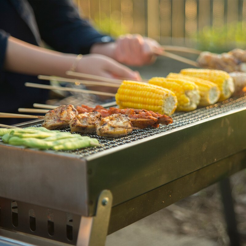 Camping Folding Barbecue Outdoor Portable Barbecue... – Grandado