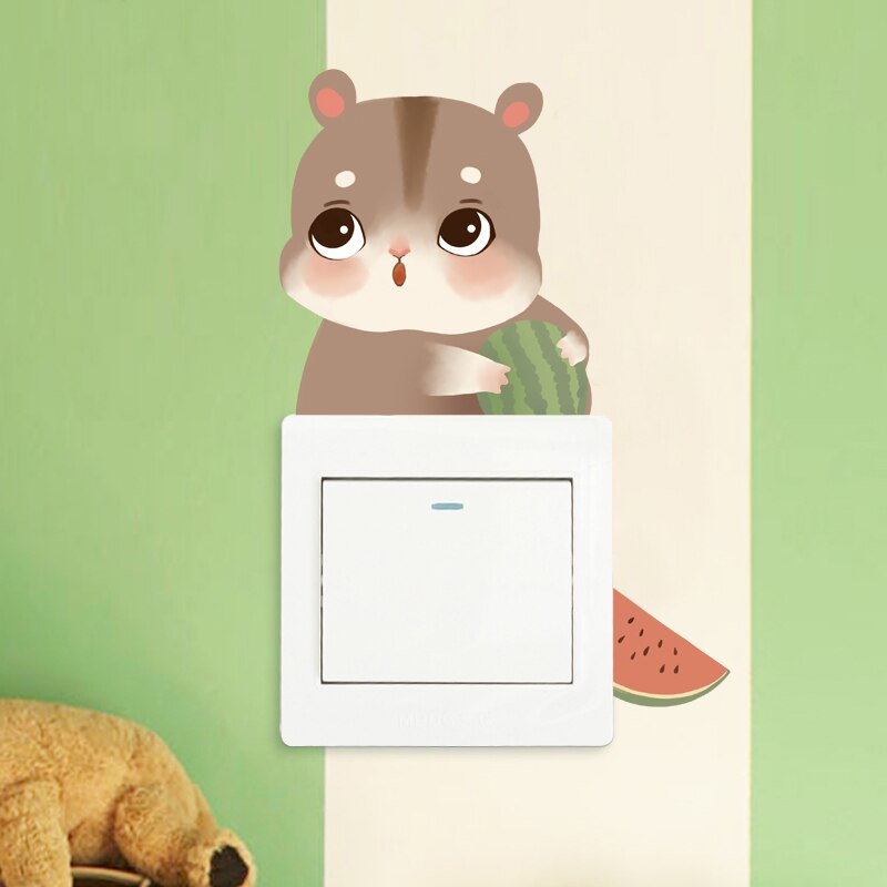DIY 9 Hamster Light Switch Stickers Vinyl Decorati... – Grandado