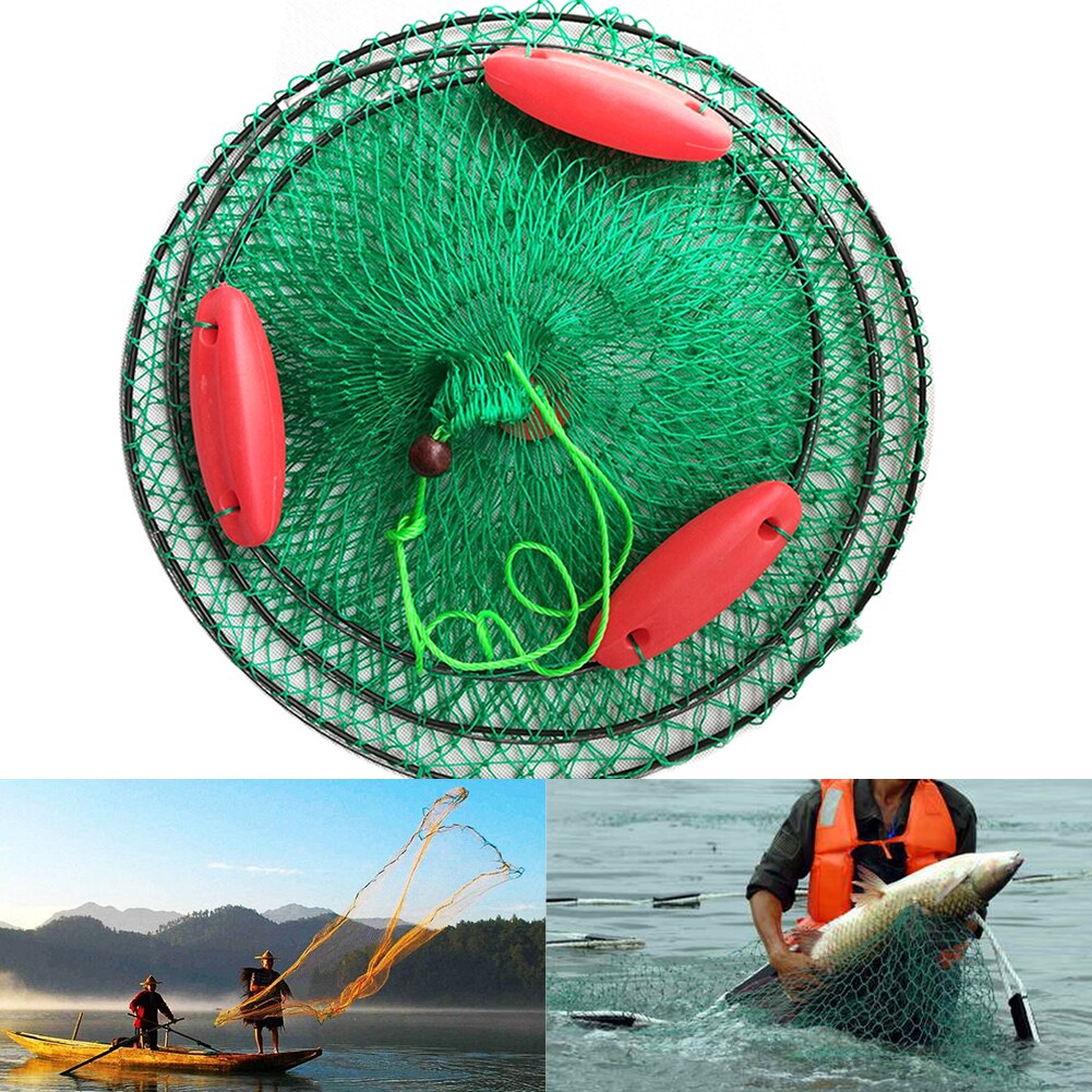 Boat Fishing Folded Fish Net Trap Fishing Tackle C... – Grandado