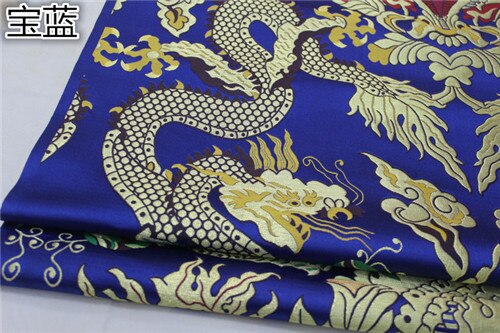C620 Chinese Style Big Dragon Jacquard Silk Brocad... – Grandado