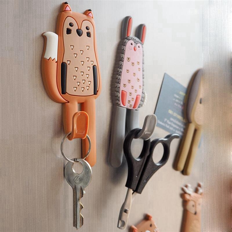 Cute Magnetic Hooks Removable Fridge Sticker Refri... – Vicedeal