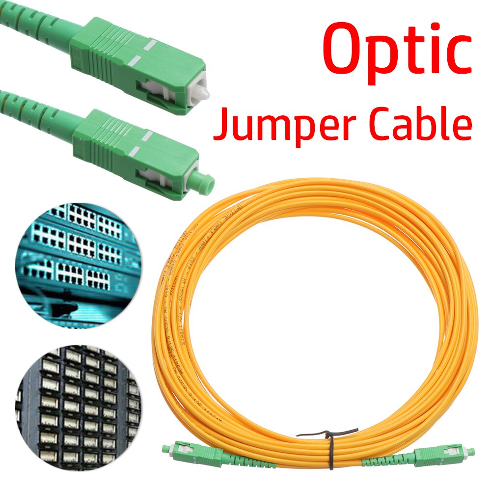 SC/APC-SC/APC-SM 3mm Fiber Optic Jumper Kabel Einz... – Vicedeal