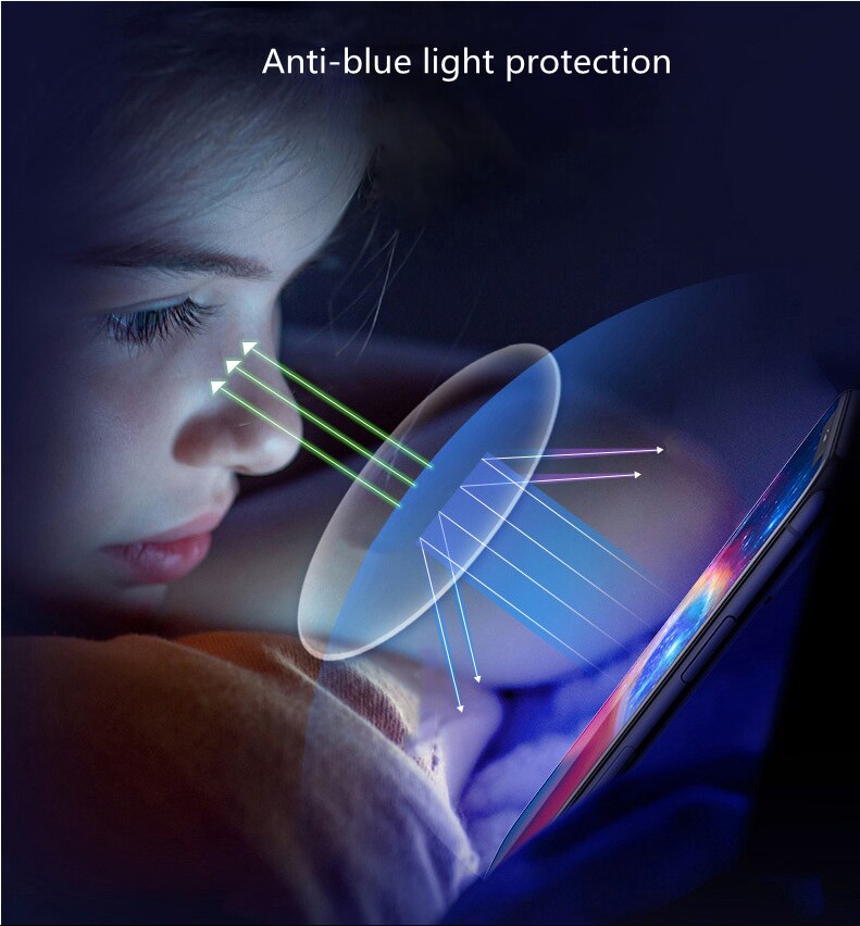 Round Anti Blue Light Kids Glasses Children Boy Gi... – Vicedeal