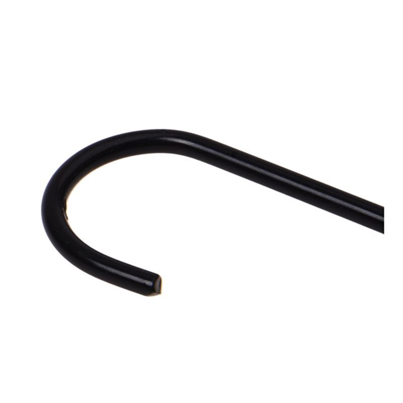 1 x 3 "s-formet metalkrog --- sort – Grandado