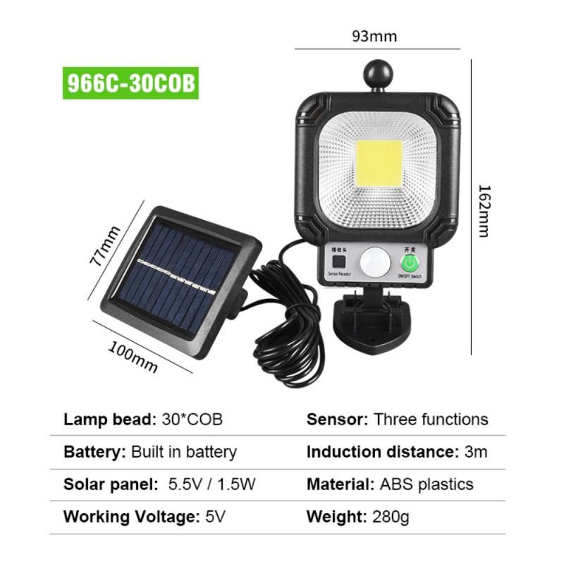 Cob/Led Solar Light Outdoor Solar Lamp Solar Power... – Vicedeal