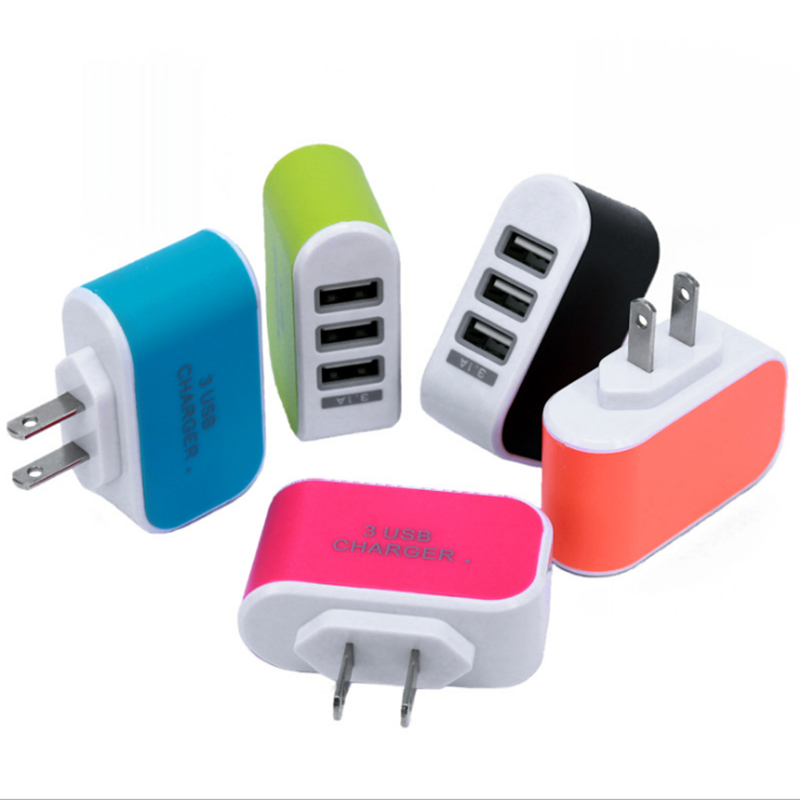 USB 2.0 Adapter Hub Extension Splitter 3-Port Wall... – Vicedeal