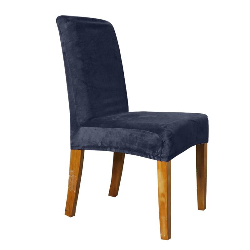 Silver Fox Velvet Stretch Half-pack Simple Solid C... – Grandado