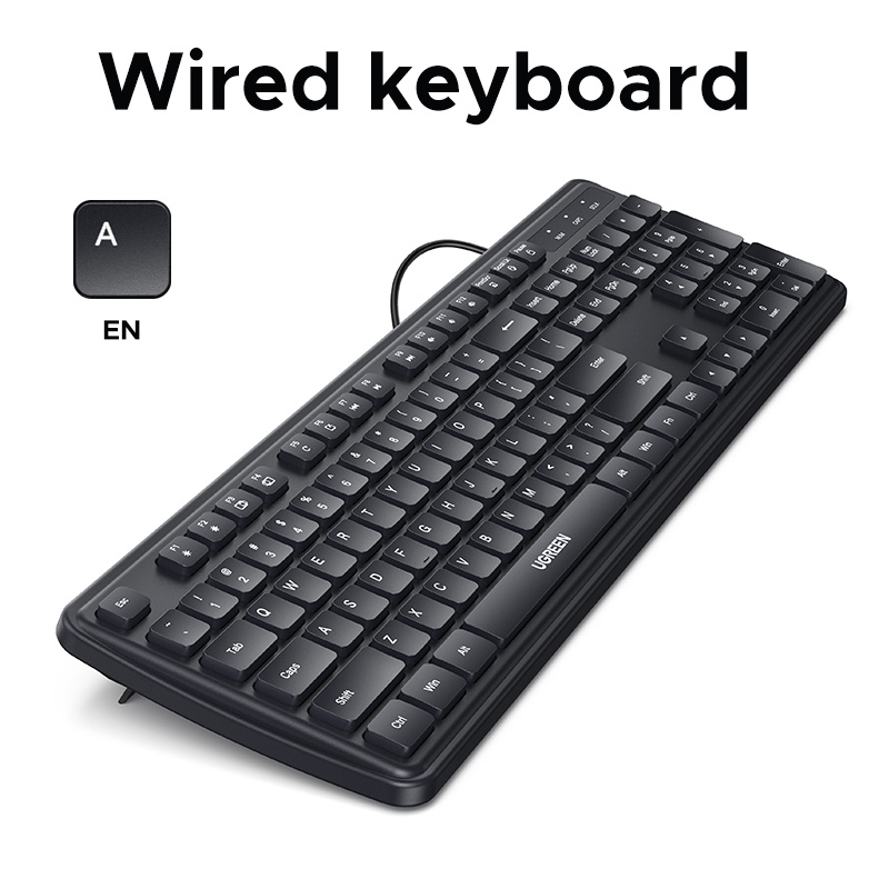 UGREEN Wireless Keyboard 2.4G 104 Keys Ultra-Slim ... – Vicedeal