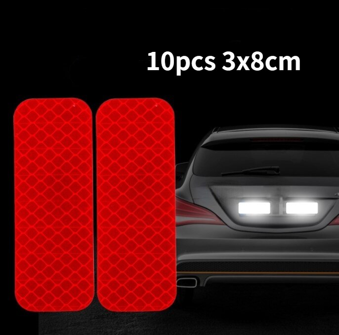 10Pcs Reflecterende Sticker Verkeer Veiligheid Glo... – Grandado