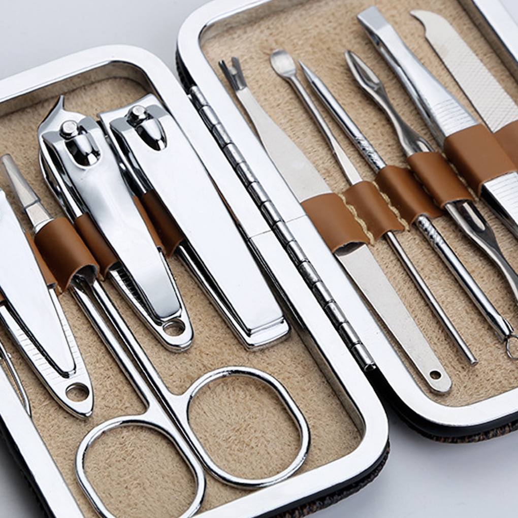 Manicure set 10 pcs/set stainless steel universal ... – Vicedeal