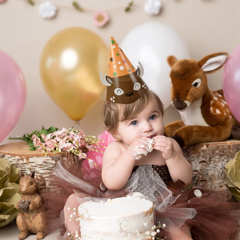 PATIMATE Woodland Animal Jungle Party Decor Happy ... – Grandado