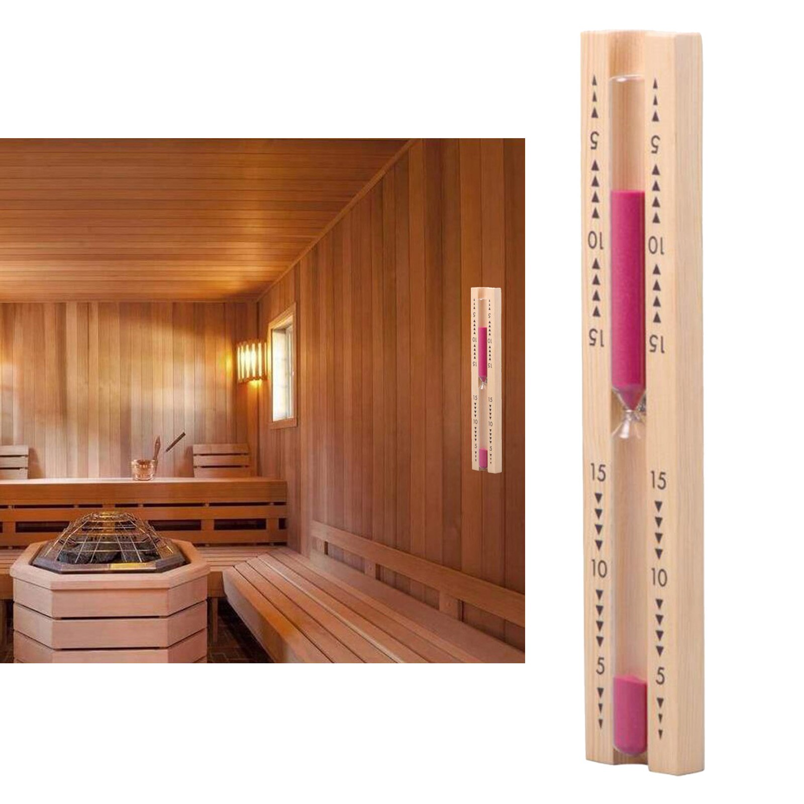 Sauna Sand Timer 15 minutes Sand Clock for Spa Kit... – Vicedeal