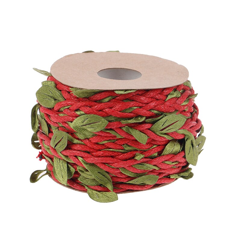 5M Simulation Green Leaves Weaving Wax rope Hemp R... – Vicedeal