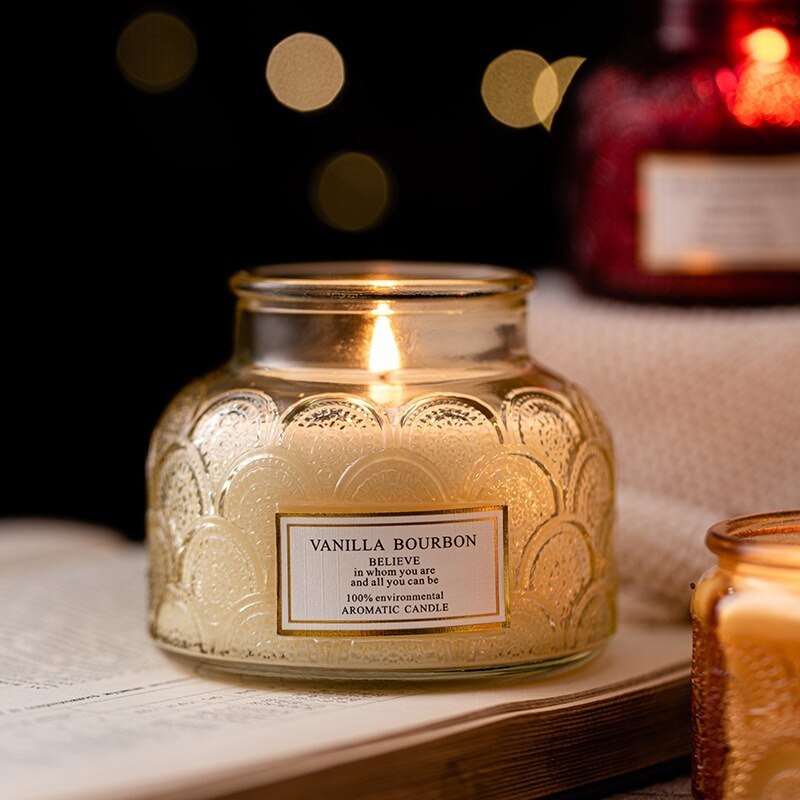 Aromatherapy Candles Handmade Soy Wax Scent and Pl... – Grandado