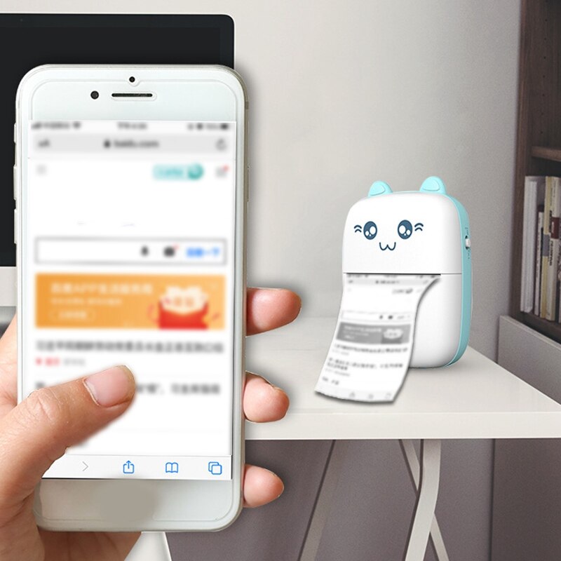 Handheld Mini Thermal Printer Mobile Phone Bluetoo... – Vicedeal
