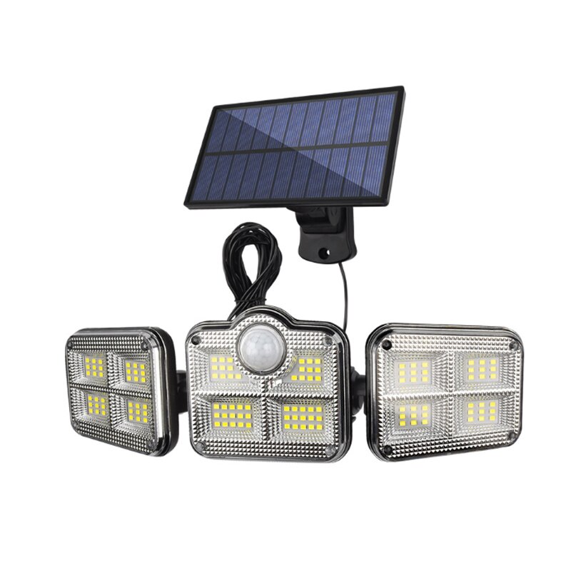 Outdor Solar Lamp Split 5M Extension 3 Heads Roter... – Vicedeal