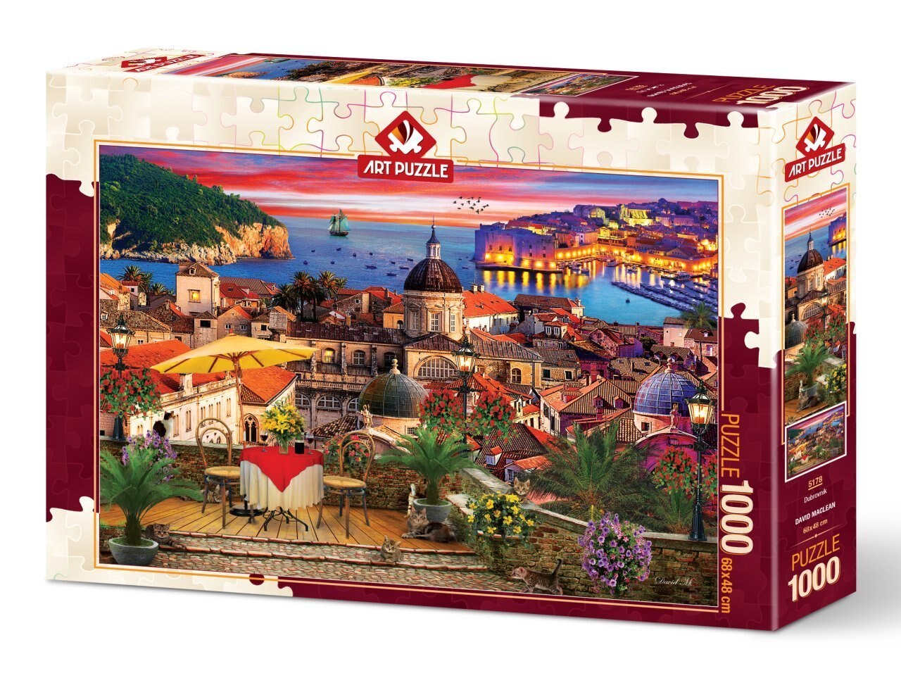 Art Puzzle Dubrovnik 1000 Piece Jigsaw Puzzle – Grandado