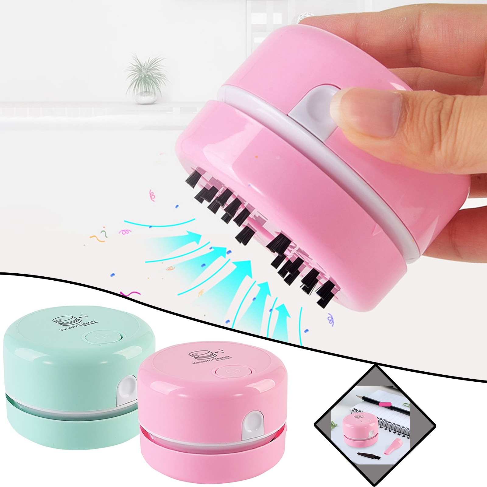 Mini Stofzuiger Desk Dust Toetsenbord Reiniger Taf... – Vicedeal