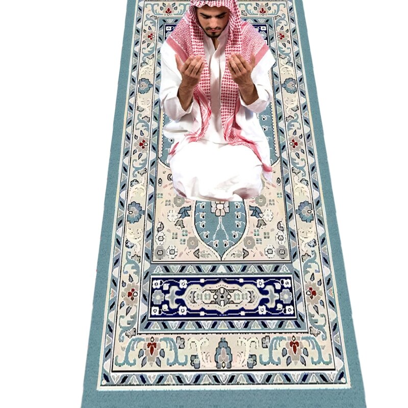 80x120cm Soft Muslim Prayer Carpet Islamic Prayer ... – Grandado