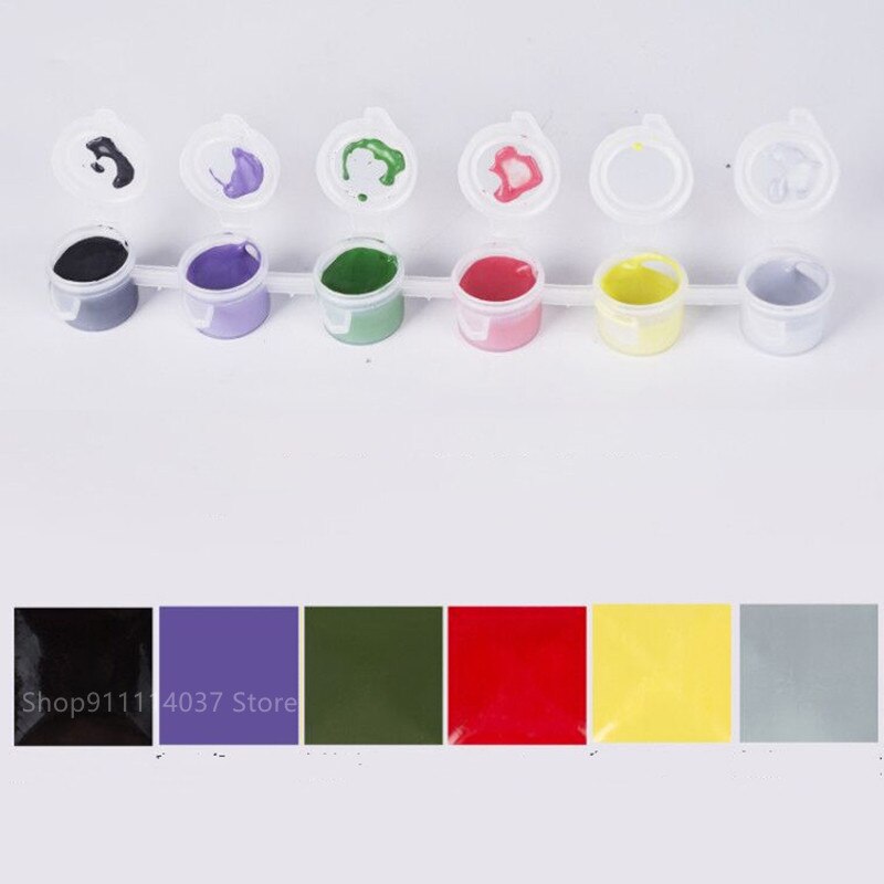 6-Color Pottery Art Ceramic Pigment Portable Set U... – Grandado