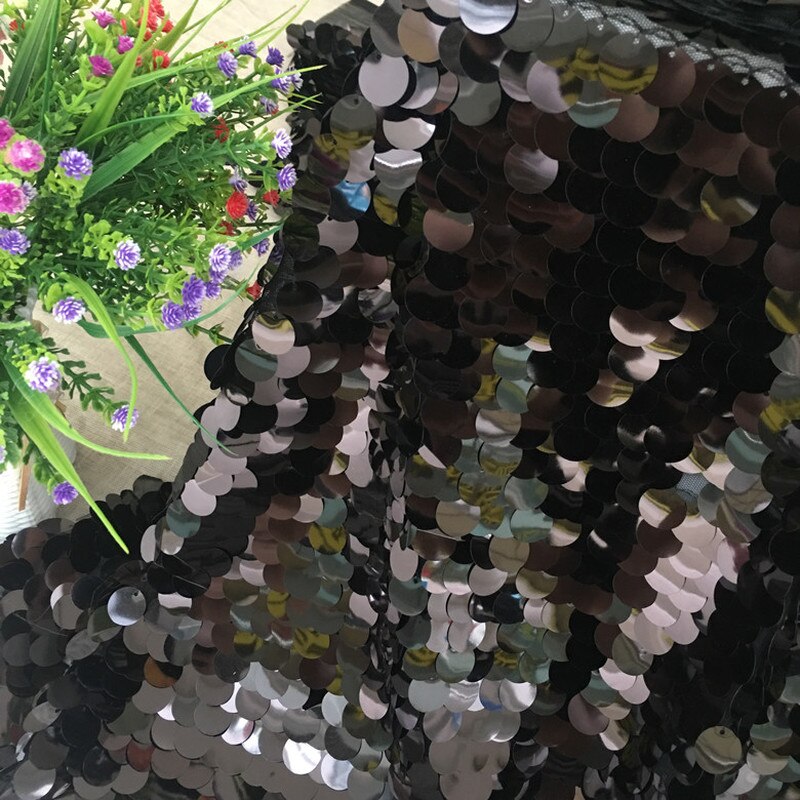 1Y/Lot 18MM Encryption Fish Scales Sequin Fabric F... – Grandado