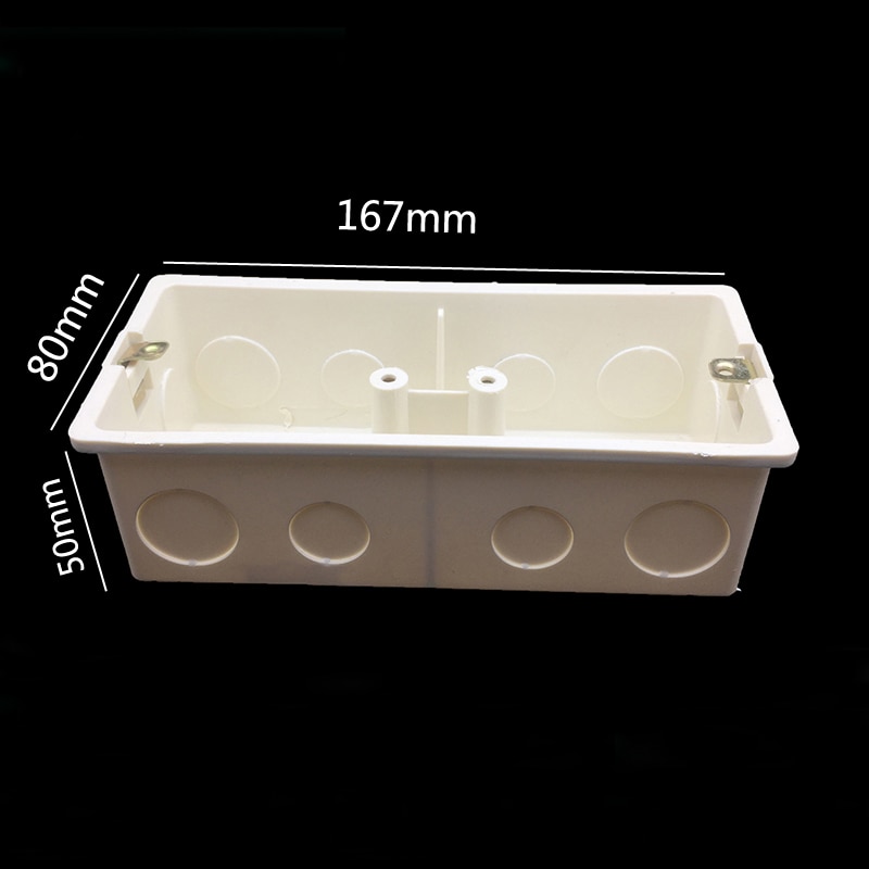 Type 86 PVC Brandvertragend 2-Gang Junction Dark D... – Vicedeal