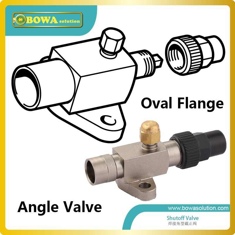 Angle valve with an oval flange connection suitabl... – Grandado