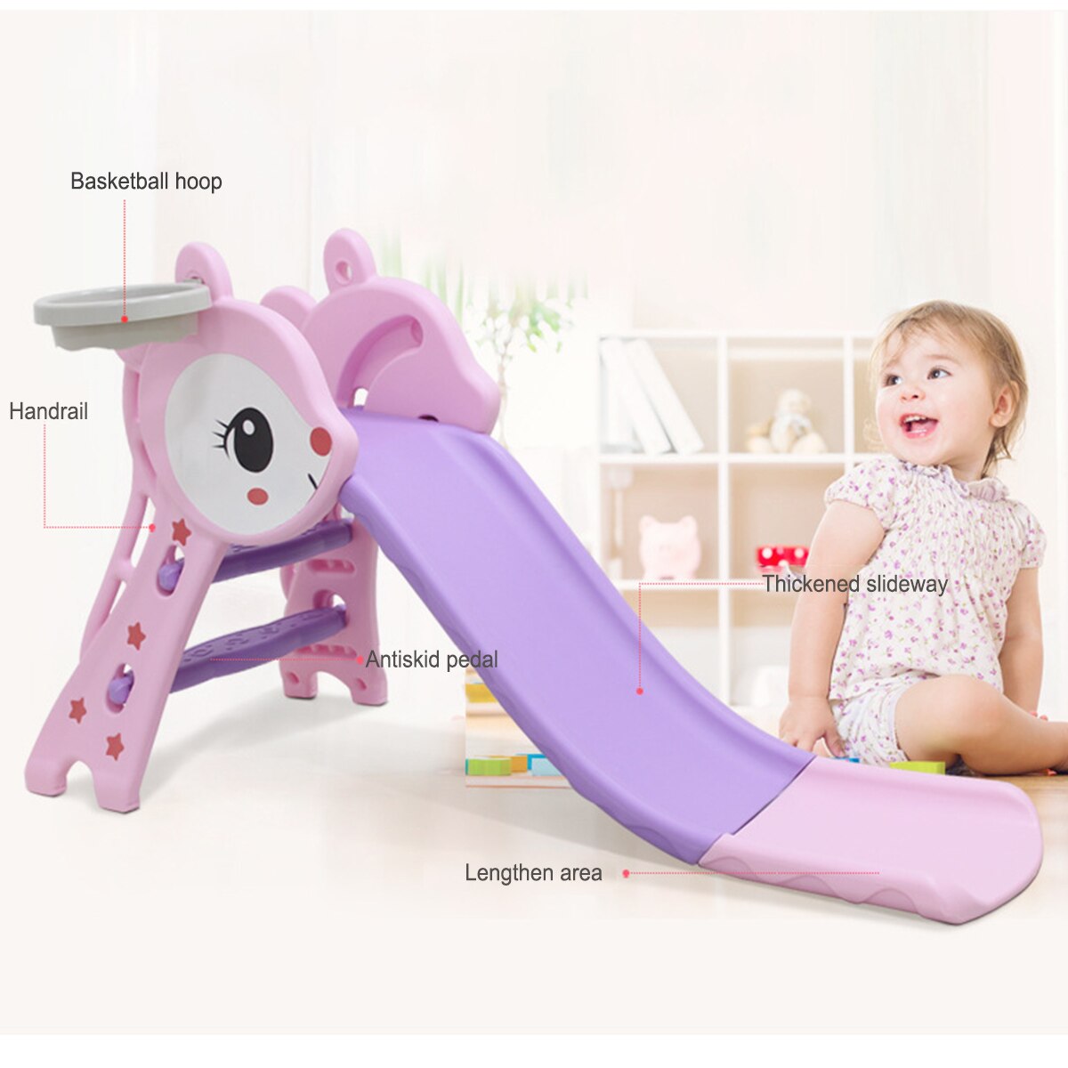 Toddler Slide Assembled Slide Toy Set oddler Slide... – Grandado