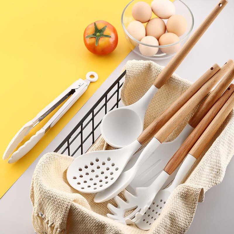 Cooking Tools Set Non-stick Silicone Kitchen Utens... – Vicedeal