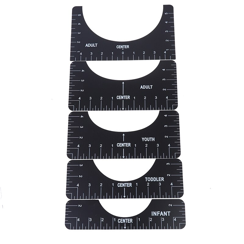 4/5/7PCS T-Shirt Alignment Ruler For Guiding T-Shi... – Grandado