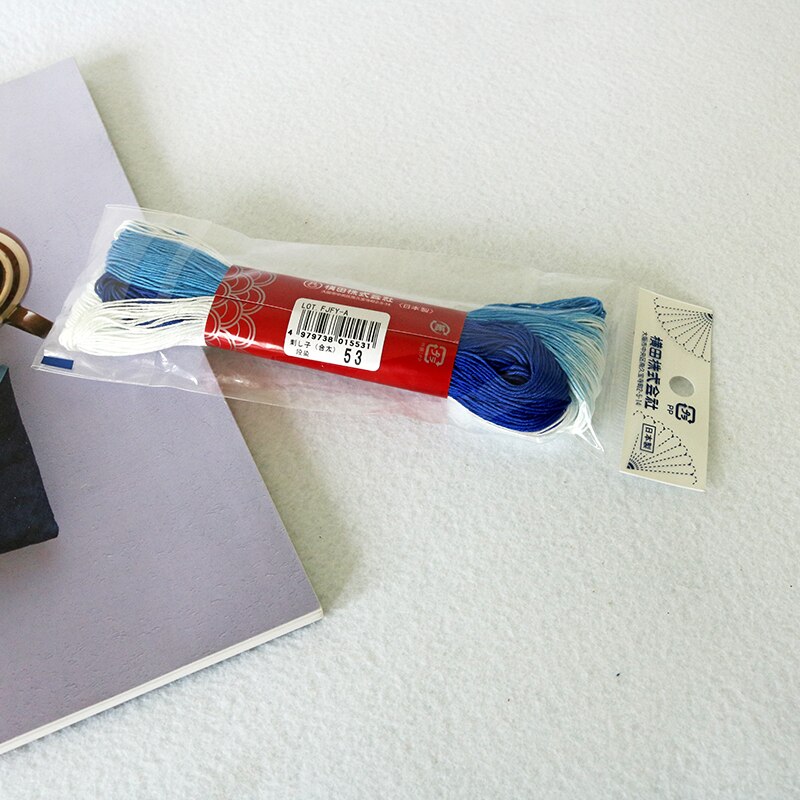 100% Cotton 6 Strands Rainbow Sashiko Thread Darum... – Grandado