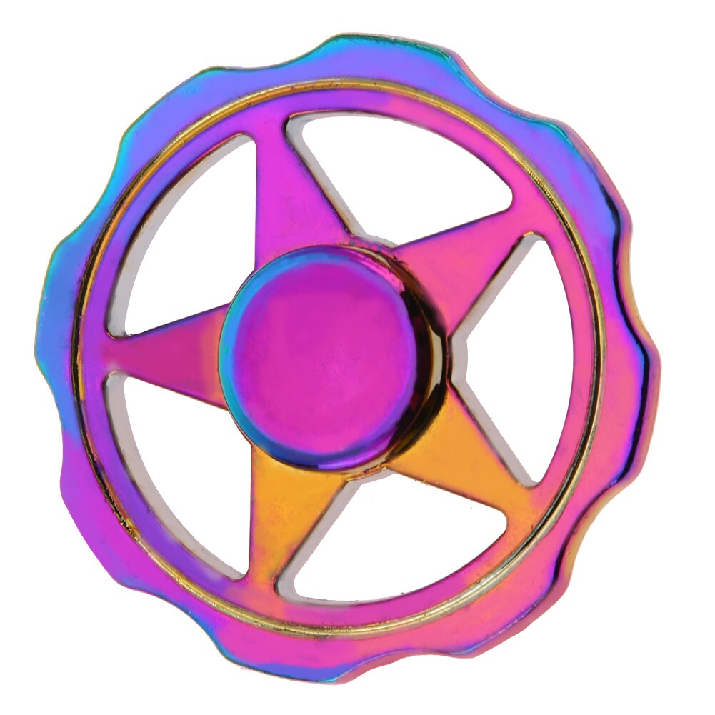 Colorful Rainbow Fidget Spinner Spinner Metal Hand... – Grandado