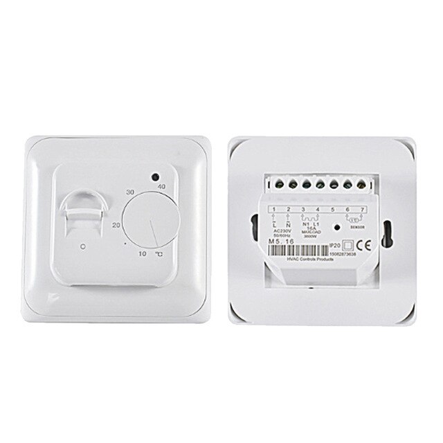 220V 16A Mechanical Manual Thermostat Temperature ... – Grandado