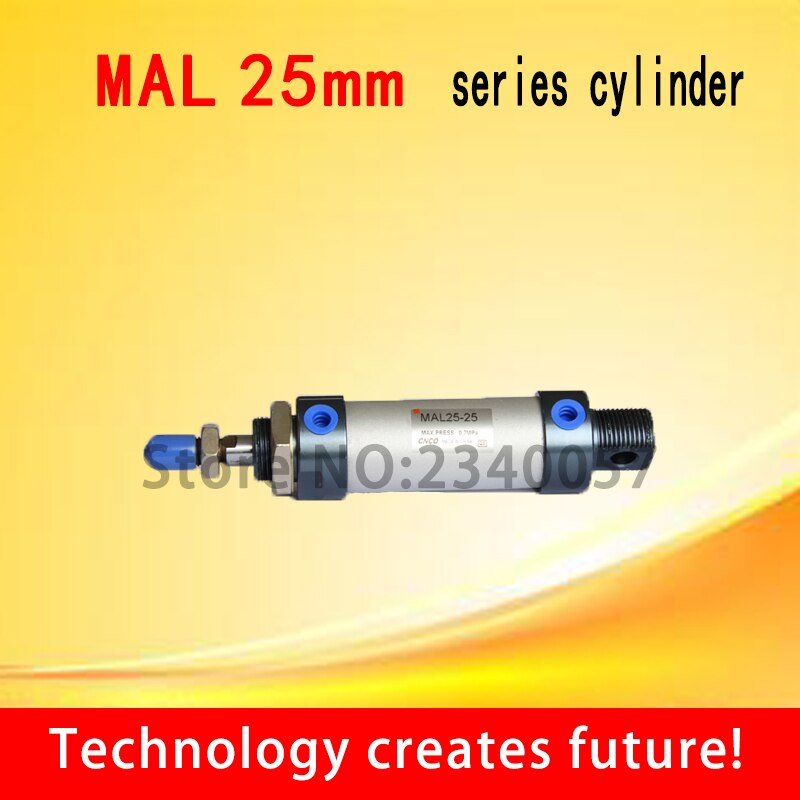 MAL Type Aluminum Alloy Single Rod 25mm Bore 25/50... – Grandado