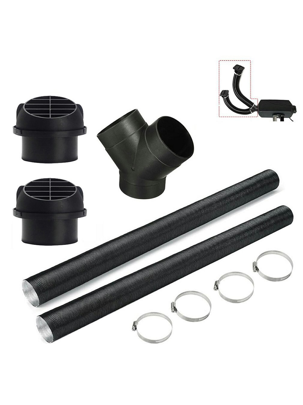 Buis 80Cm Lengte Met Clip Warme Lucht Uitlaat Uitl... – Grandado