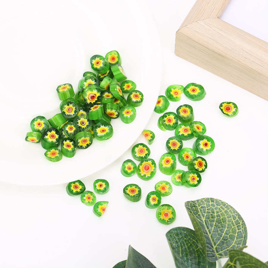 28g Fusing Glasses Coloured Glaze Flower Pattern D... – Vicedeal