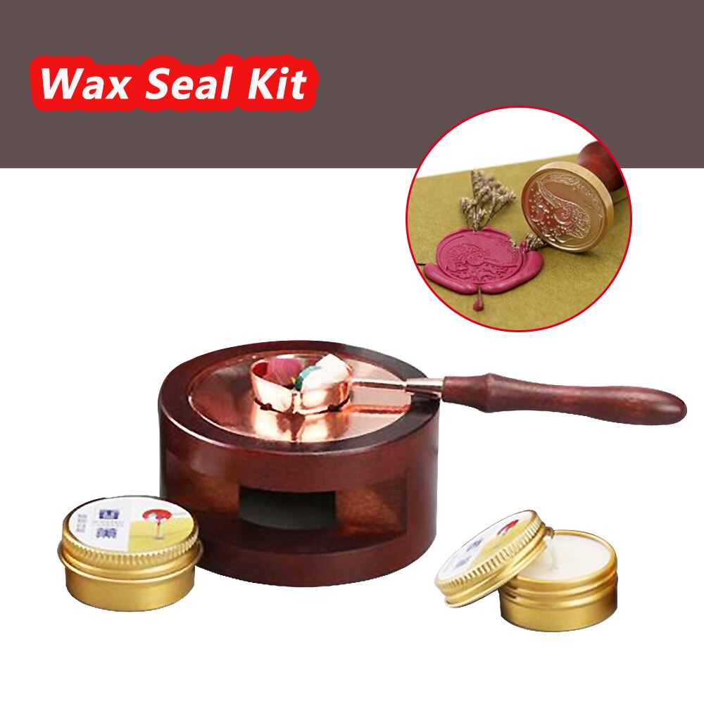 Wax Seal Kit Warmer Melting Spoon Kit Sticks Furna... – Grandado