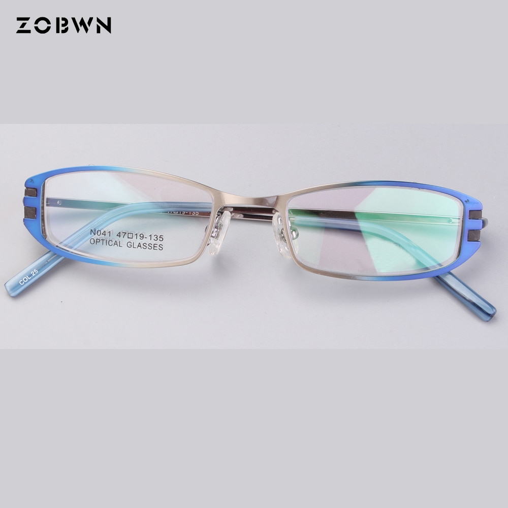 Pattern white Vintage Glasses Frame For Women Over... – Grandado
