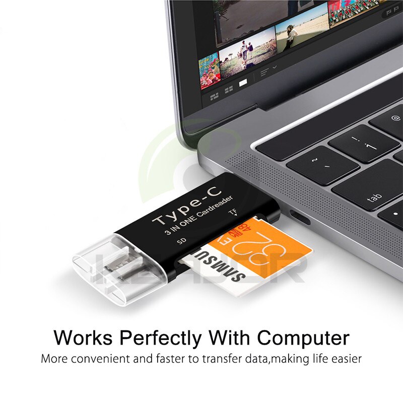 Keajor Micro y Tipo C y USB 3 en 1 OTG SD/TF lecto... – Grandado