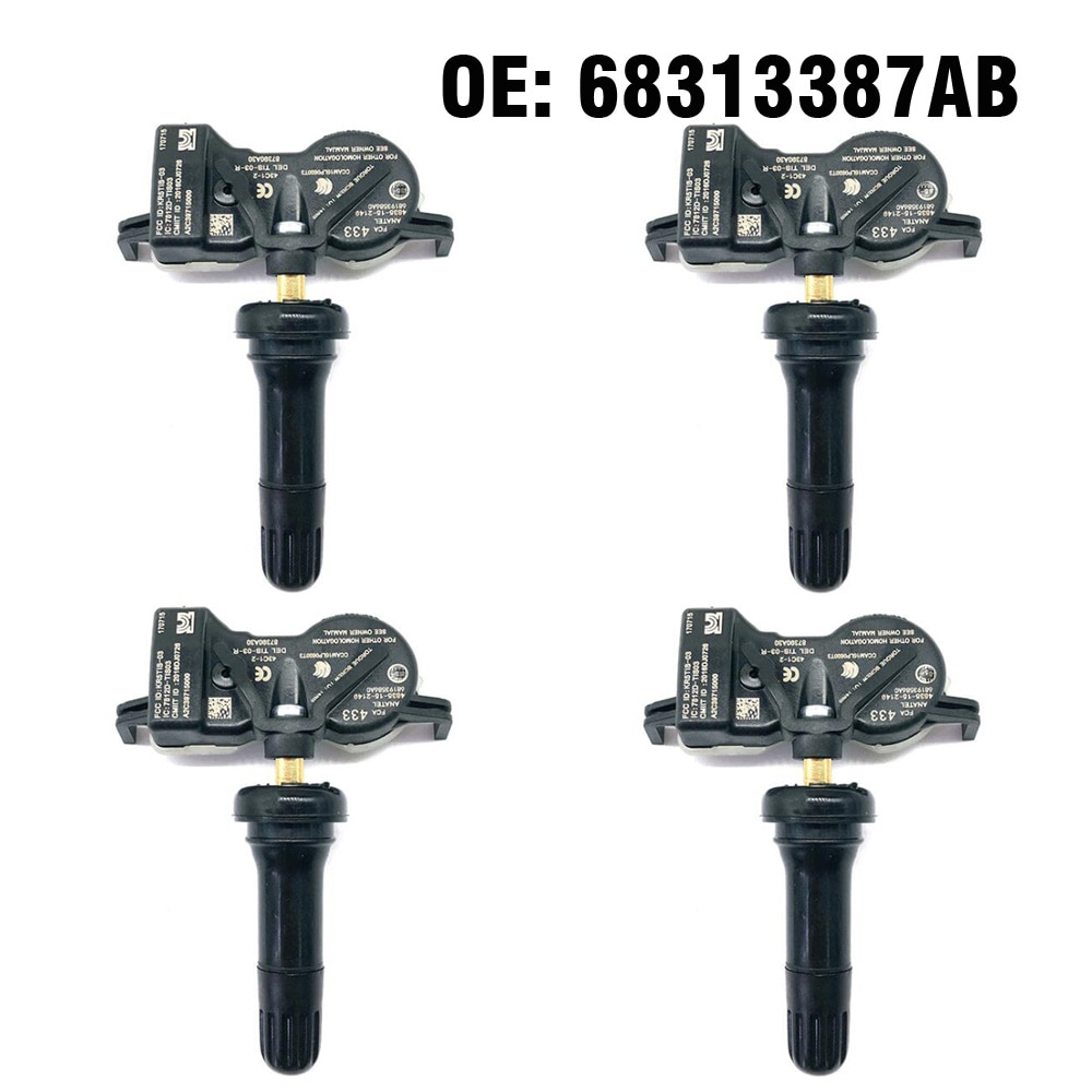 4pcs TPMS Tire Pressure Monitor System 433 MHZ Sen... – Grandado
