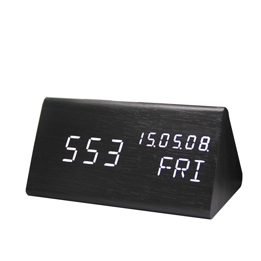 Digital Alarm Clock LED Time Display Alarm Setting... – Grandado