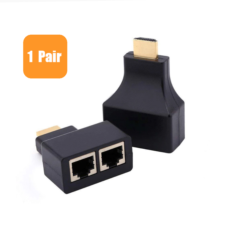 1 Pair 1080P 30M HDMI-Compatible Dual RJ45 CAT5E C... – Vicedeal