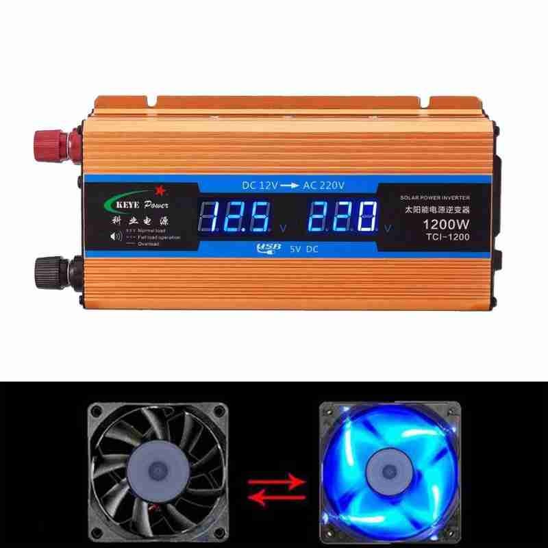 12V 24V Home Car Inverter 750W 1000W Voltage Trans... – Grandado