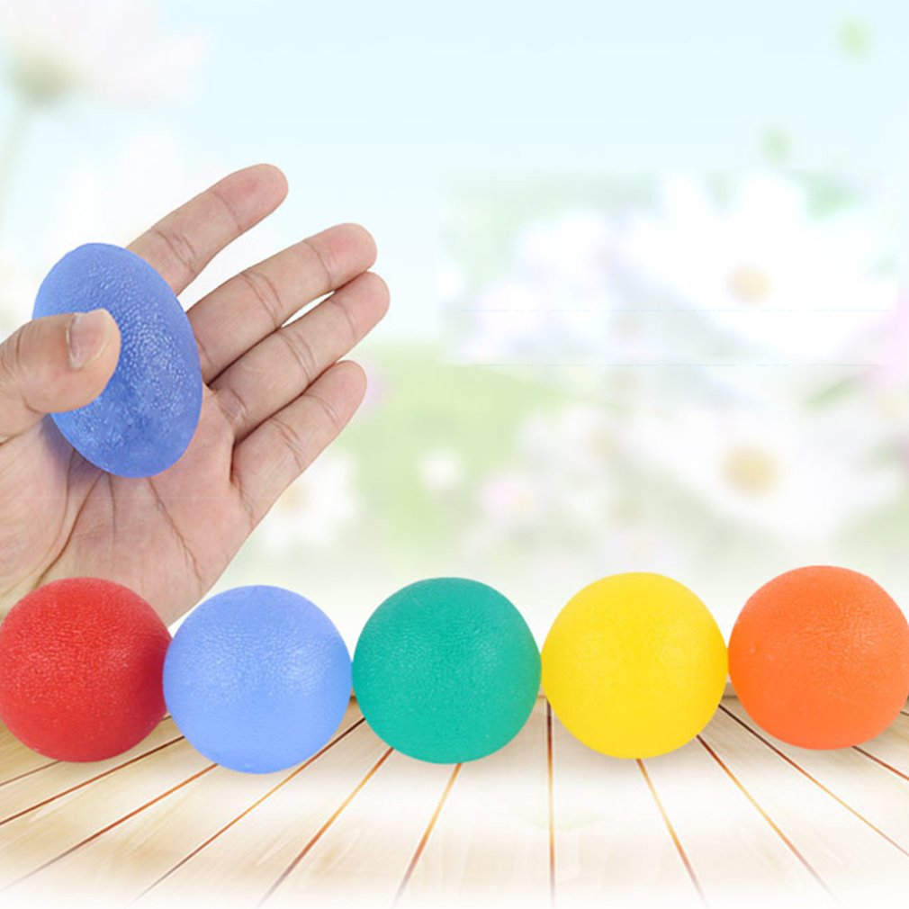 47MM Silicone Hands Finger Exercise Massage Egg Sh... – Grandado