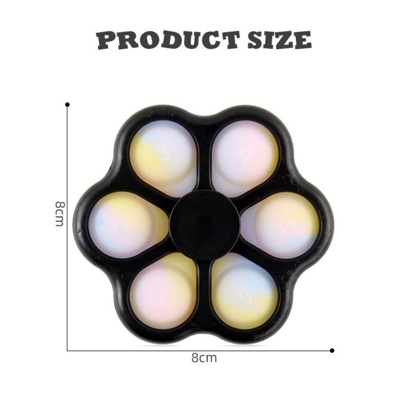 Pop Fidget Spinner Simple Dimple Novelty Finger Sp... – Grandado