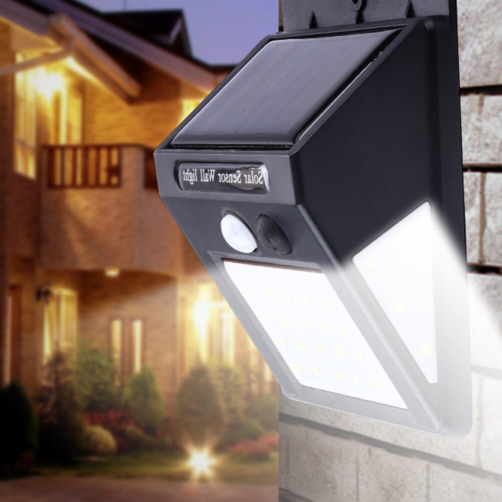 3 Sided Solar Powered Street Light with Motion Sen... – Grandado