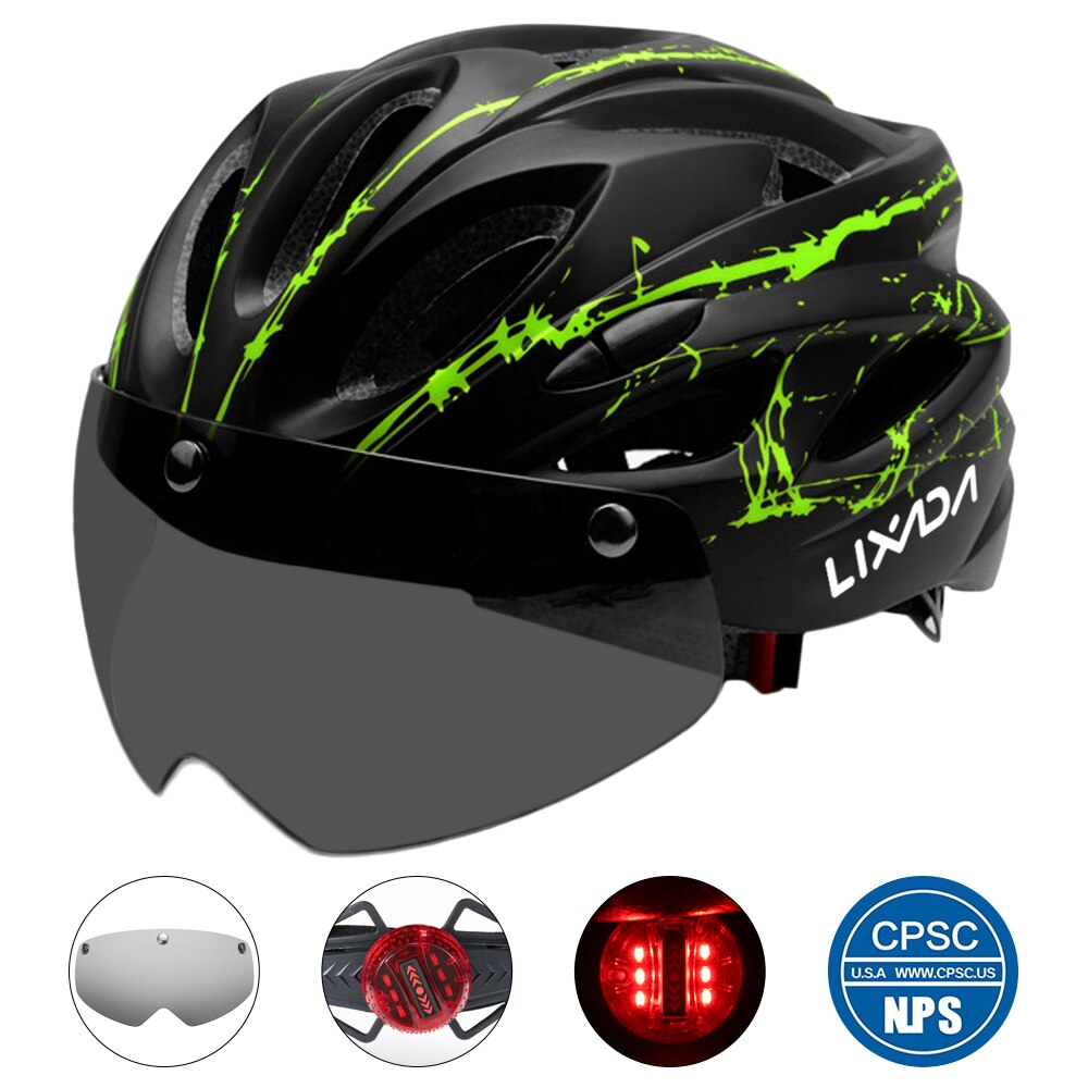 Fiets Fietsen Helm Met Afneembare Magnetische Bril... – Vicedeal