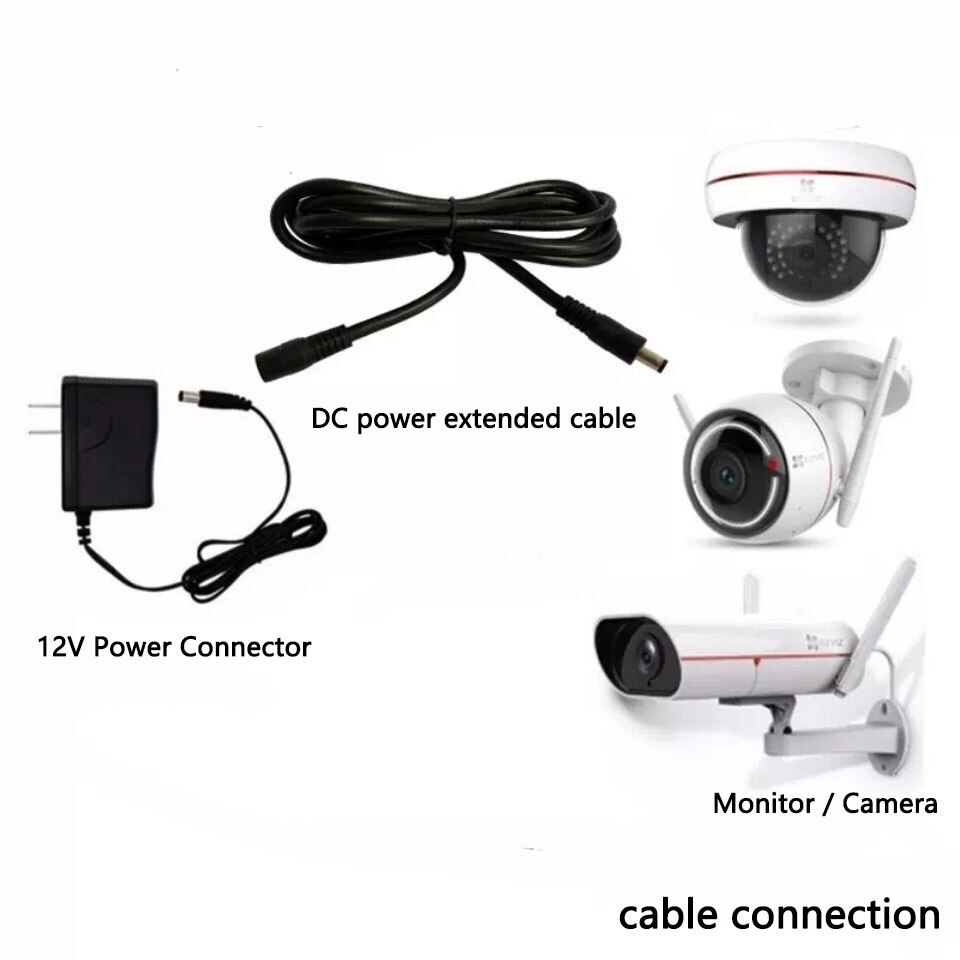 10m 5m 3M 2m 1m 5.5 x 2.1mm DC Power connector Jac... – Vicedeal